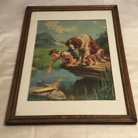 Hy Hintermeister | Art | Vintage 948 Framed Lithograph Print Grounded ...